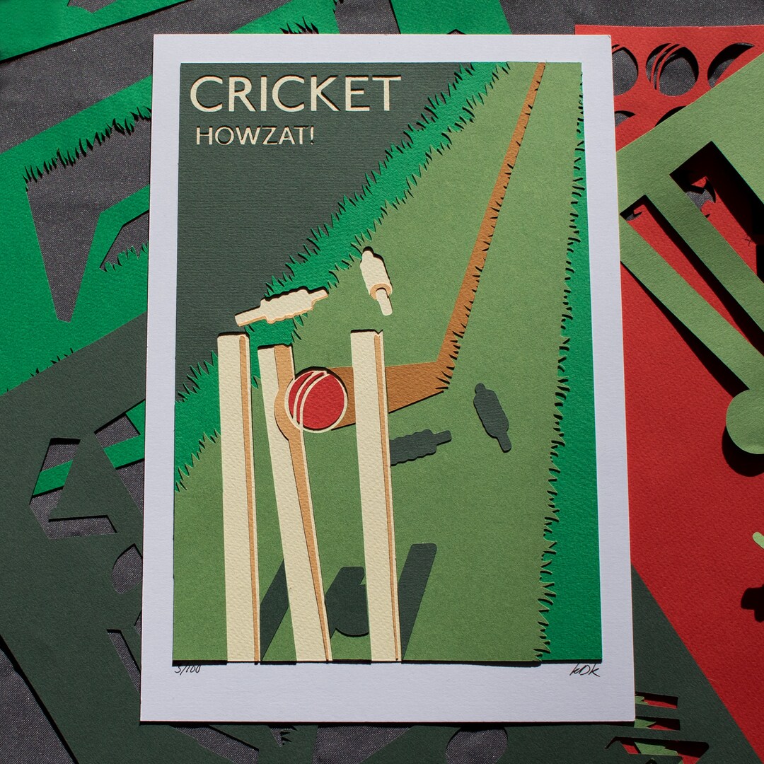 Cricket Papercut Art A4. Signed Limited Edition Handmade Artwork - Etsy