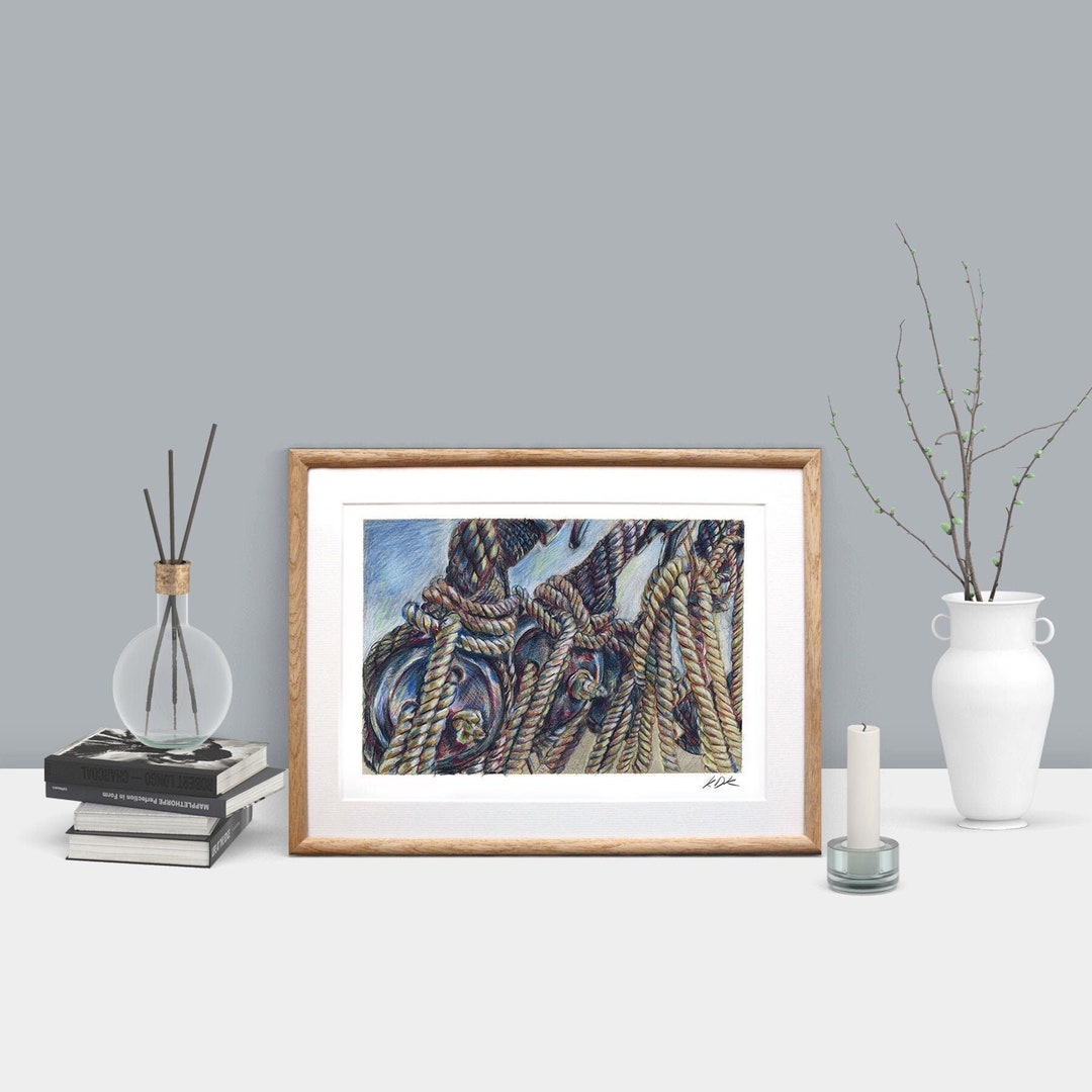 Ropes ship's Rigging A4 Print - Etsy