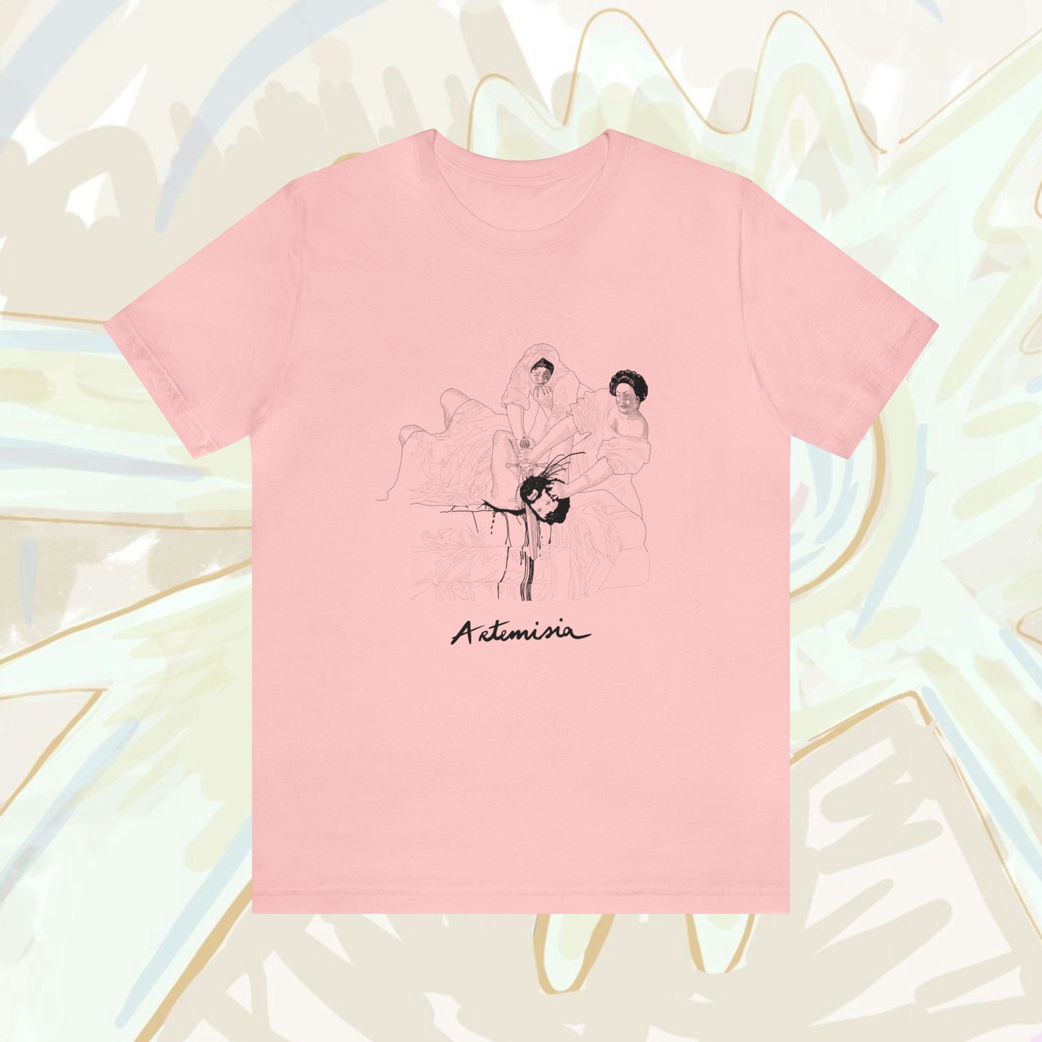 Artemisia Gentileschi Judith Slaying Holofernes Modern Line Drawing How ...