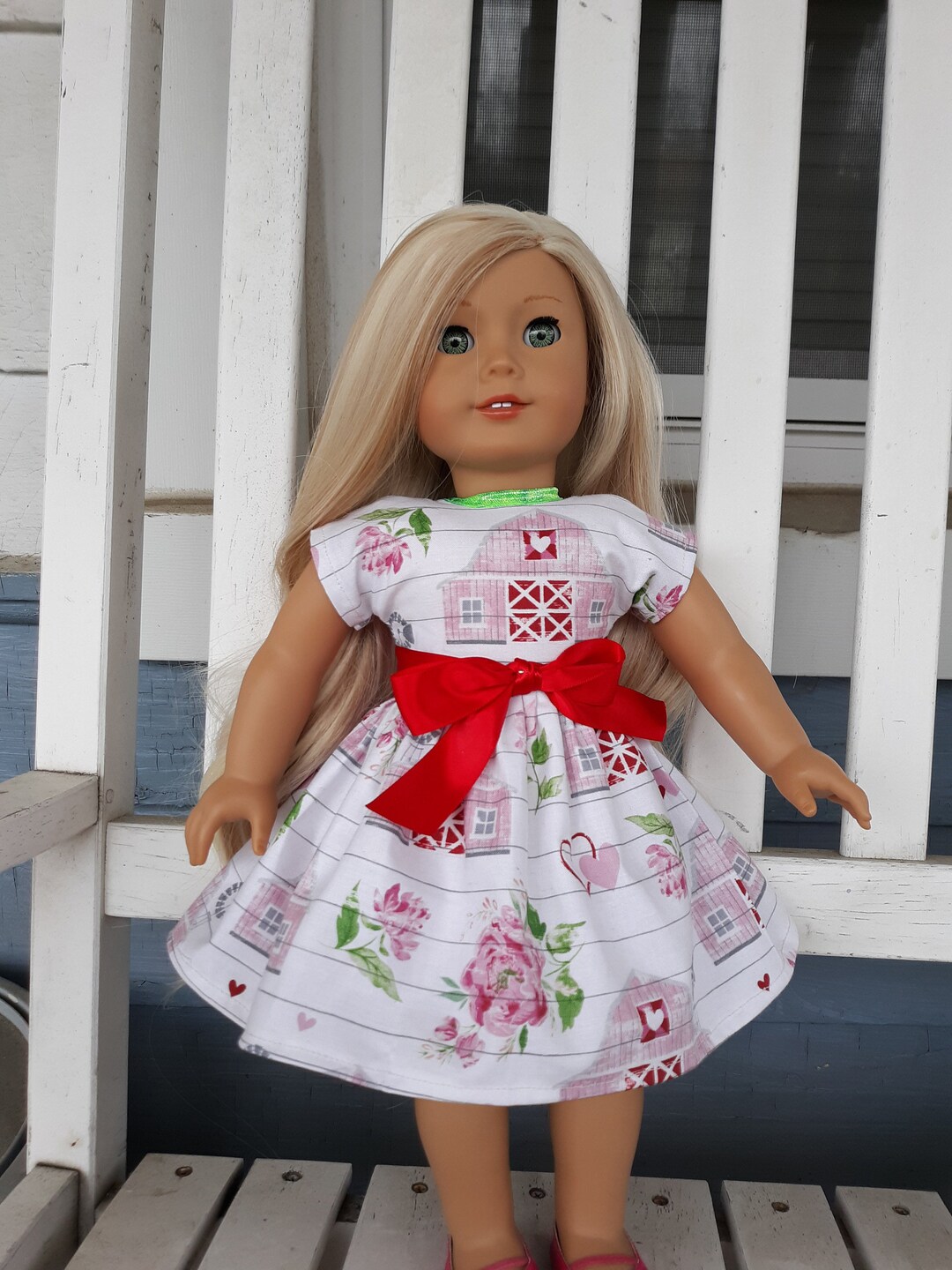 18 Inch Doll Dress, 18 Inch Doll Clothes, American Made Clothes for 18 ...