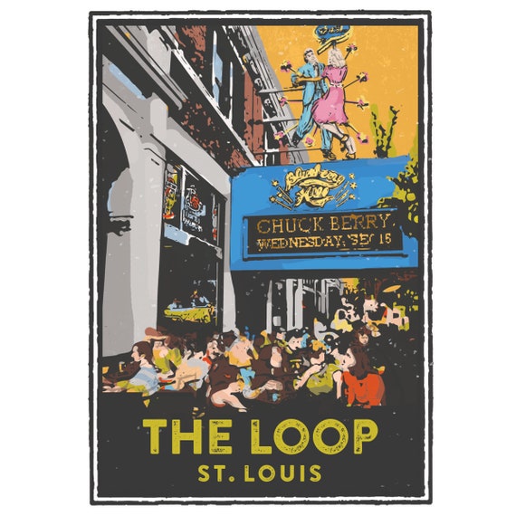 St. Louis Gesture Series Blueberry Hill | Etsy