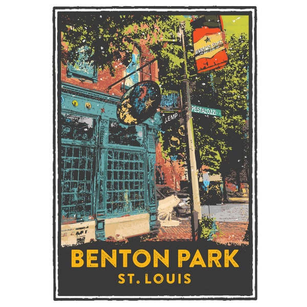 St Louis Poster - Etsy
