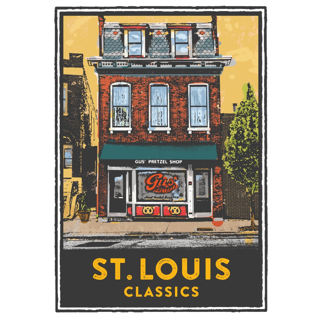 St. Louis Gesture Series, Gus' Pretzels - Etsy
