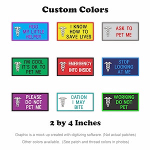 Custom 2 by 4 Inch Caduceus Symbol Patch Iron on or Hook Fastener Available - Etsy