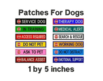 Service Dog Patch - Etsy