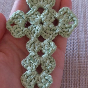 Crochet Cross Applique Pattern Step-by-step PDF - Etsy
