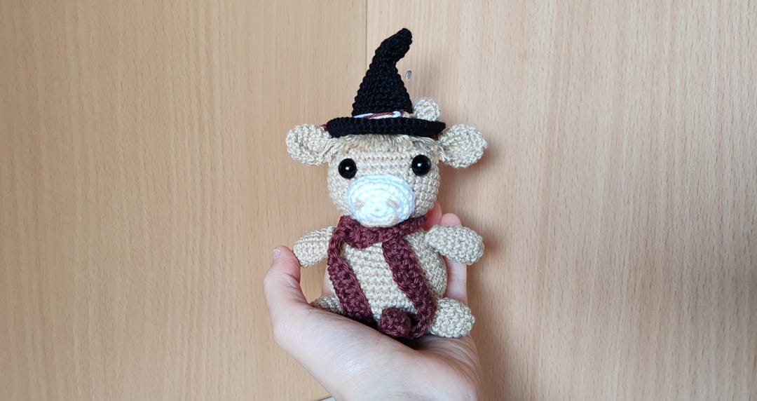 Amigurumi Cow Wizard PDF Pattern - Etsy