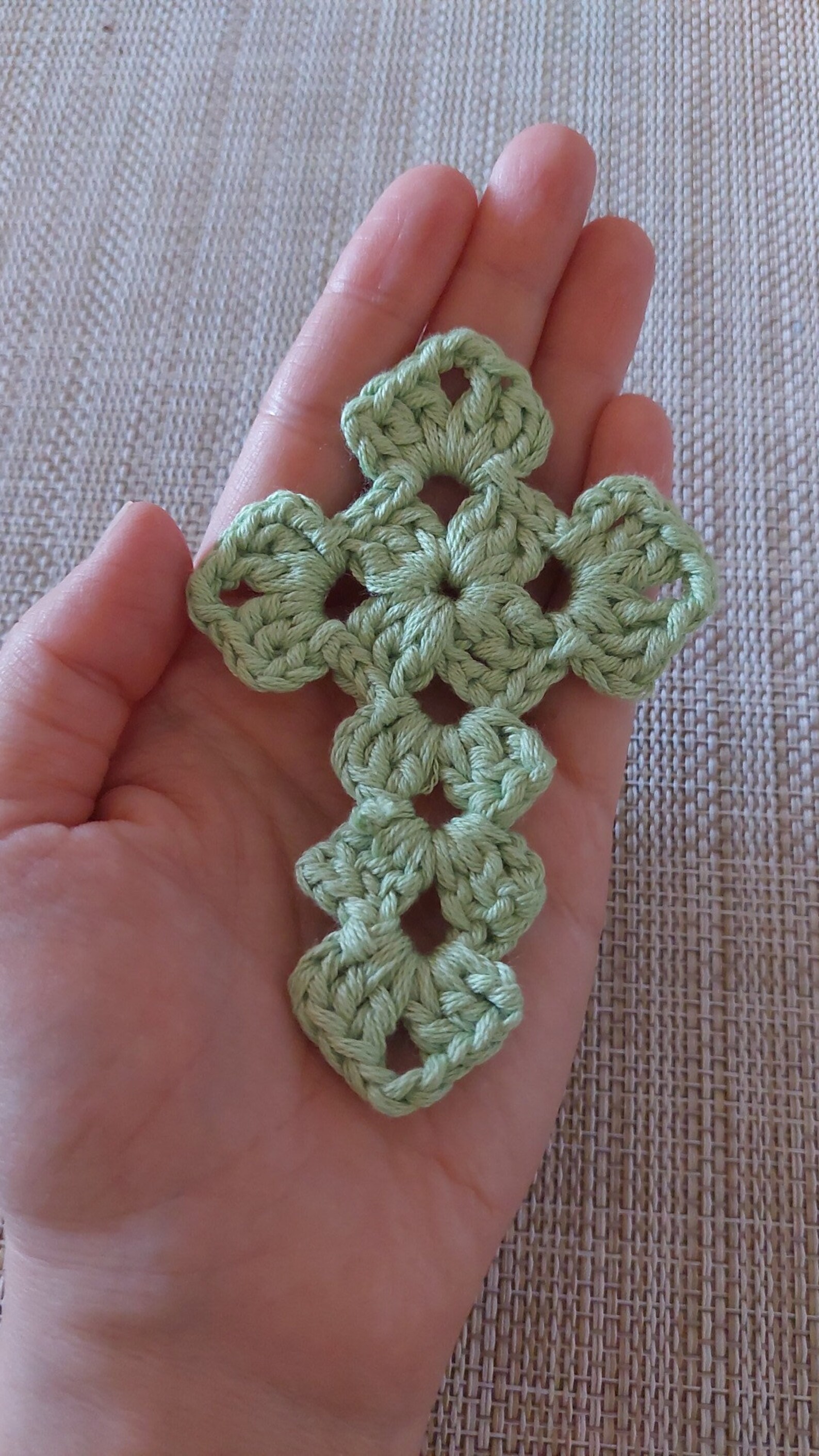 Crochet Cross Applique Pattern Step-by-step PDF - Etsy