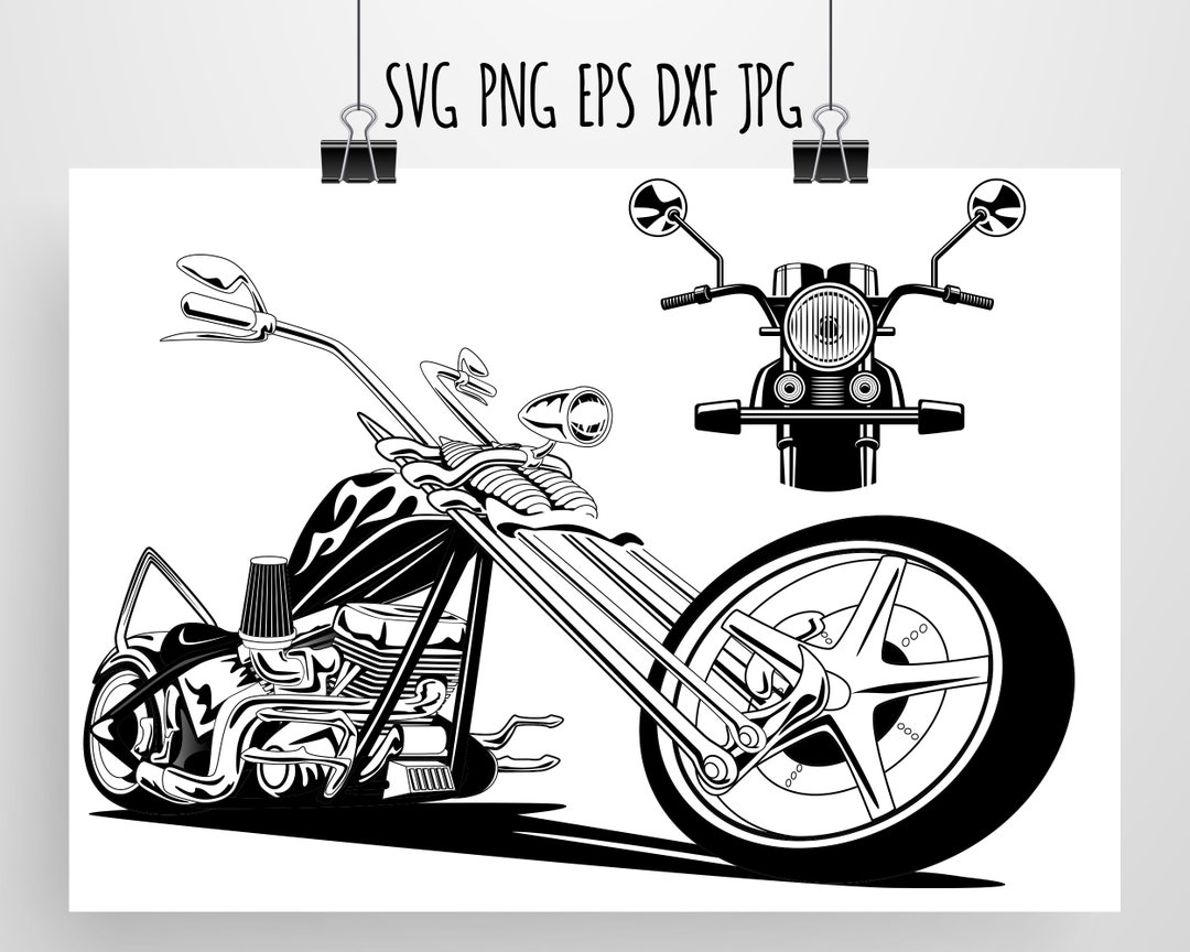 Bike Svg Motorcycle Svg Digital Files Svg MC Svg Ride for Life - Etsy
