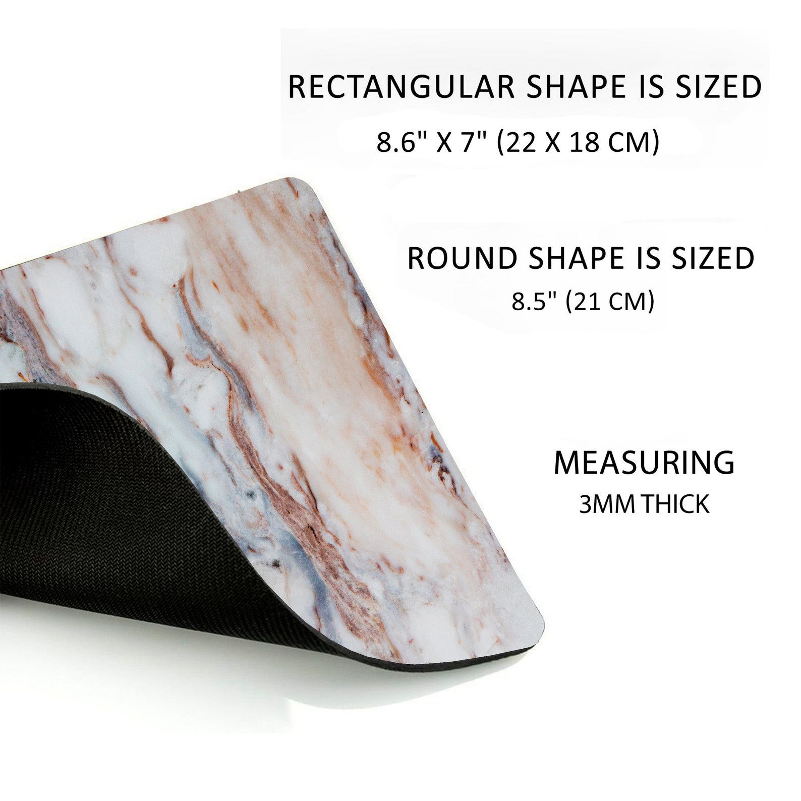 Brain Desk Pad Mouse Pad With Design Round Mousepad Printed - Etsy