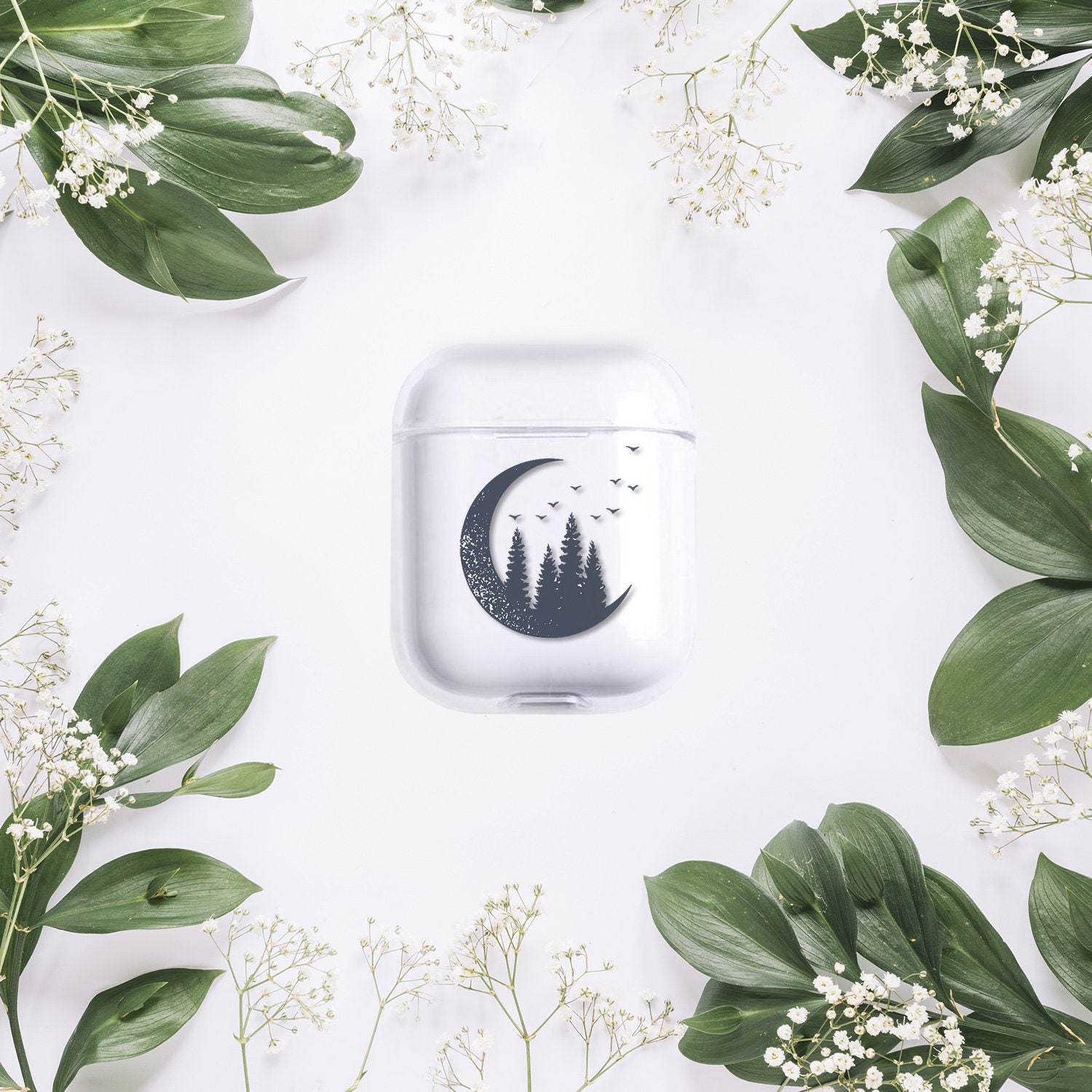 Moon Airpods 3 Sleeve Forest Airpods 3rd Gen Case Silicone - Etsy UK