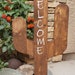 Cactus Sign Wood Cactus Front Door Sign Standing Cactus Sign Front Door ...