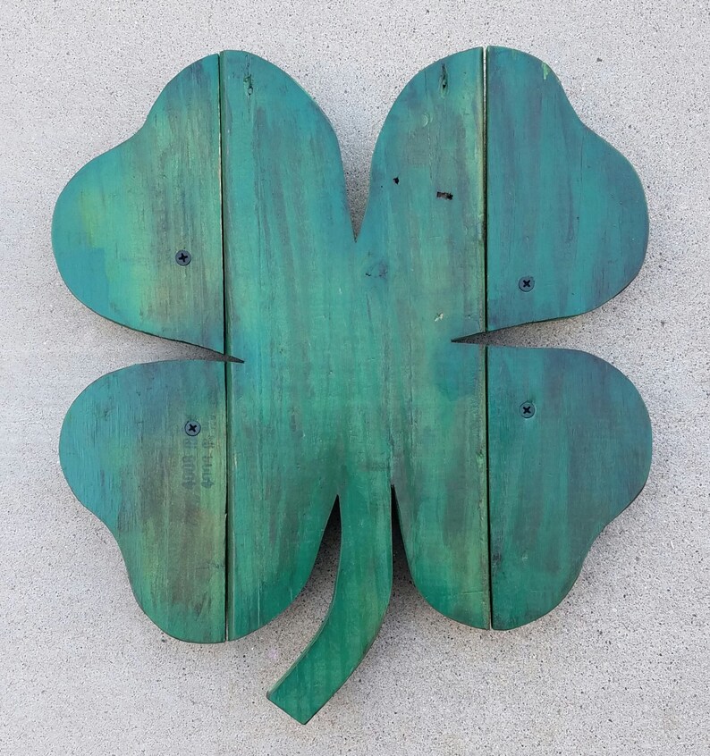 Rustic Pallet Wood Shamrock Wood Shamrock Shamrock | Etsy