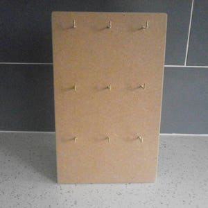 MDF Display Board With Hooks and Detachable Stand - Etsy UK