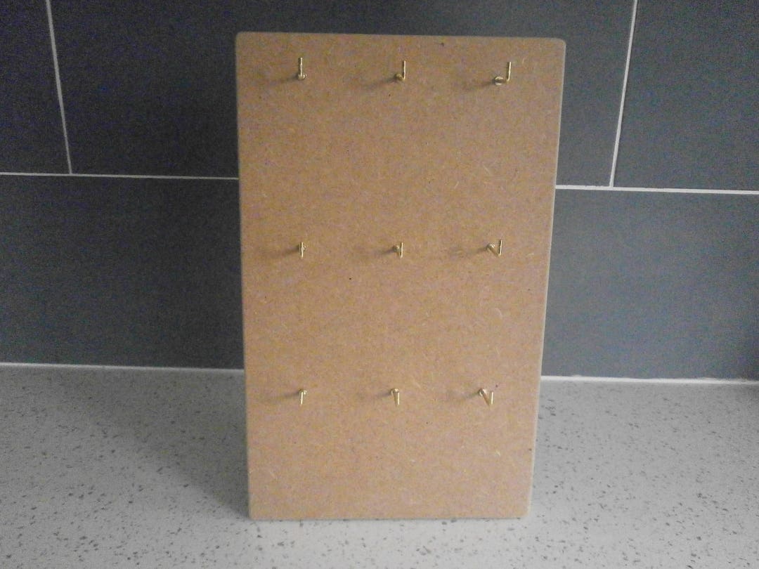 MDF Display Board With Hooks and Detachable Stand - Etsy UK