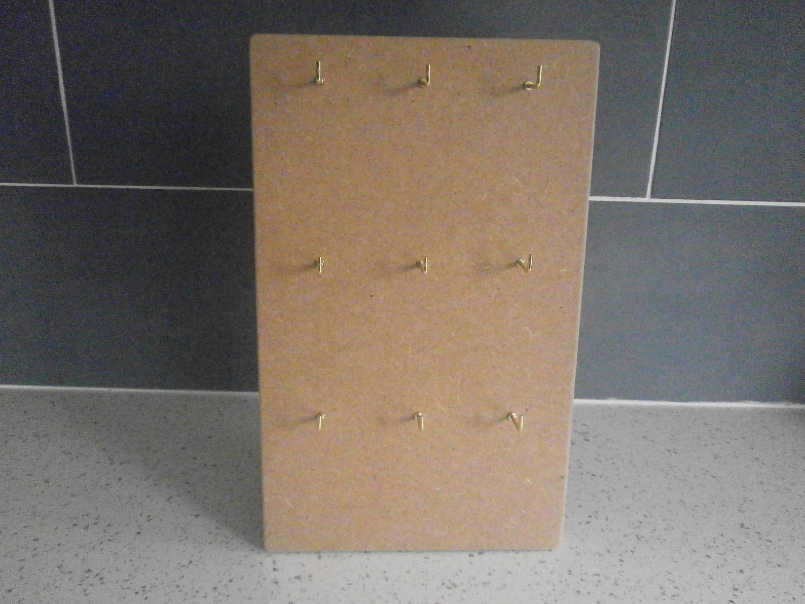 MDF Display Board With Hooks and Detachable Stand - Etsy UK
