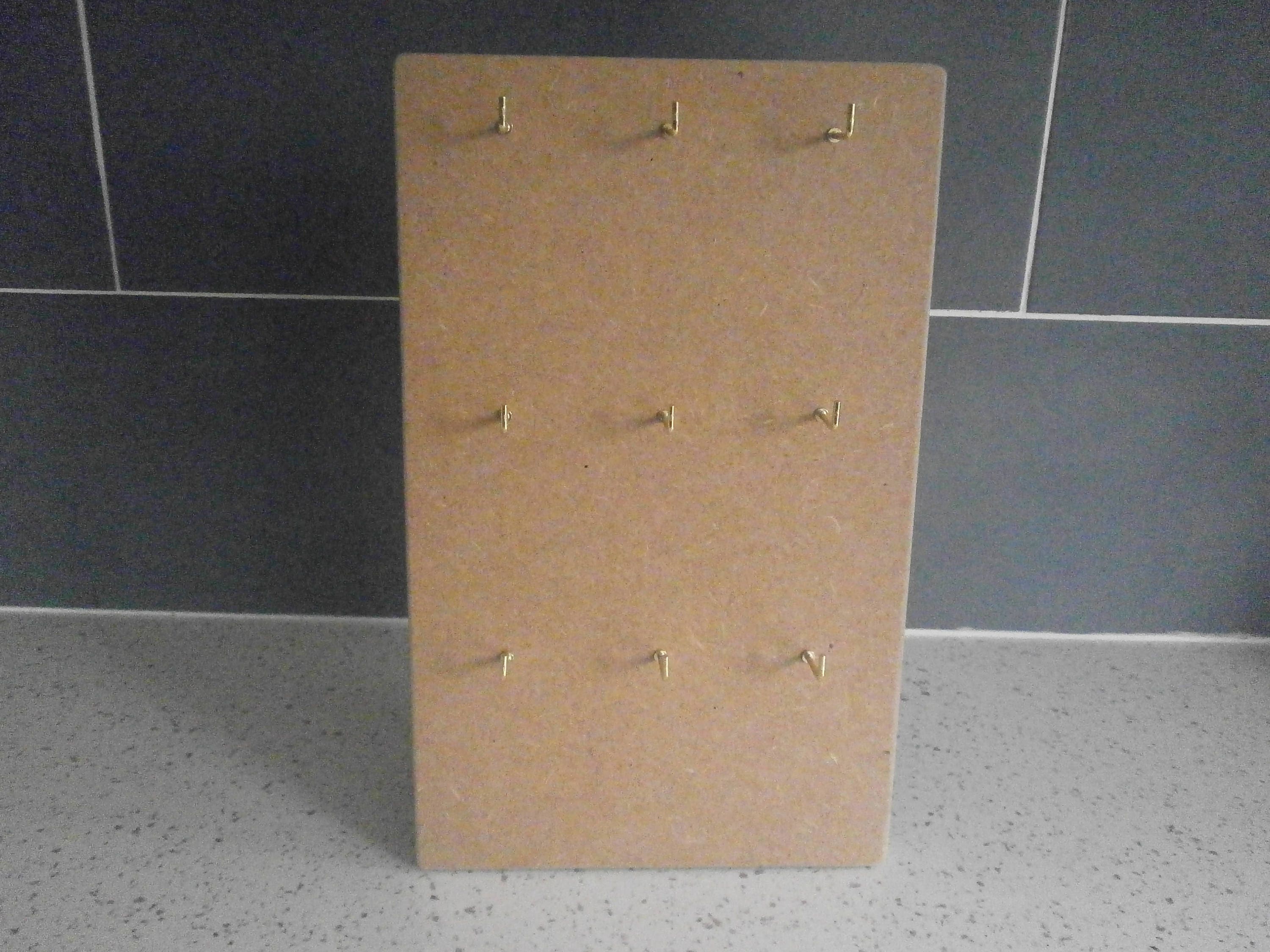MDF Display Board With Hooks and Detachable Stand - Etsy UK