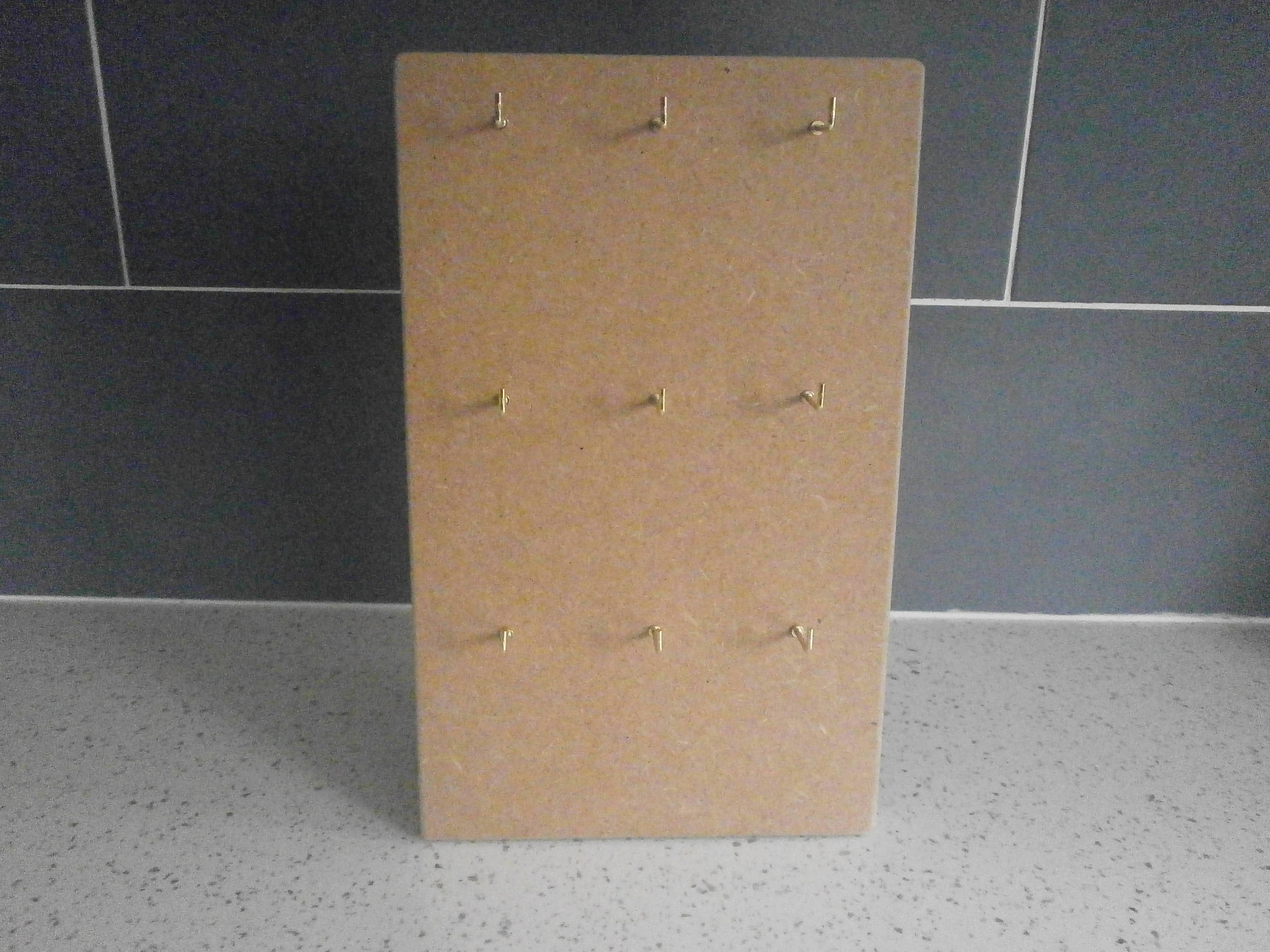 MDF Display Board With Hooks and Detachable Stand - Etsy UK