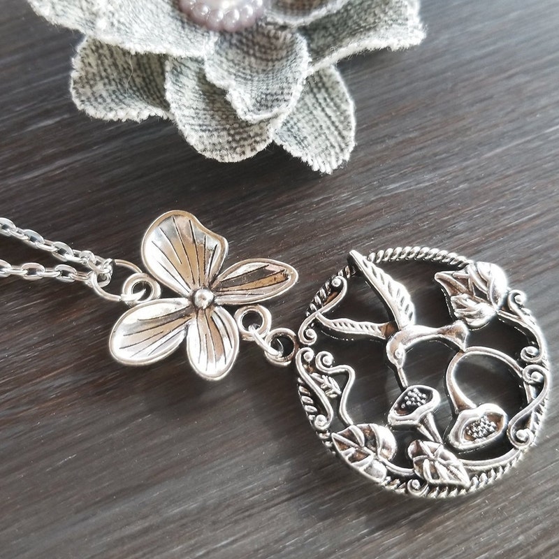 Hummingbird Necklace - Etsy