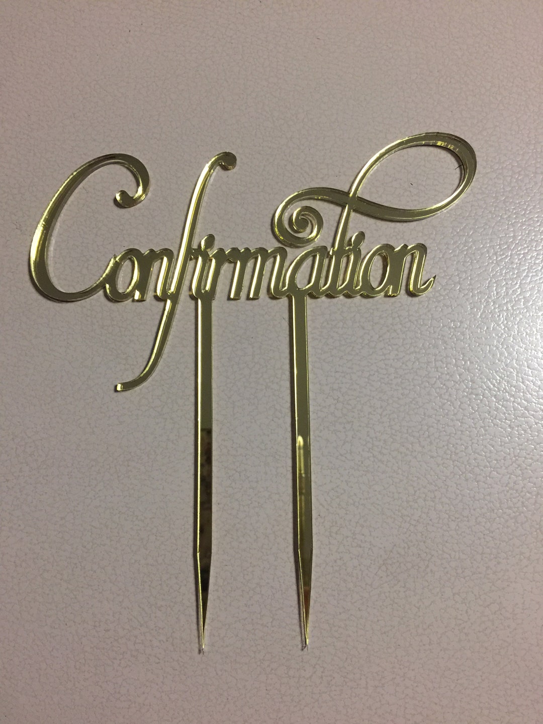 Confirmation Cake Topper, Custom Made, Laser Cut, Names Can Be Added - Etsy