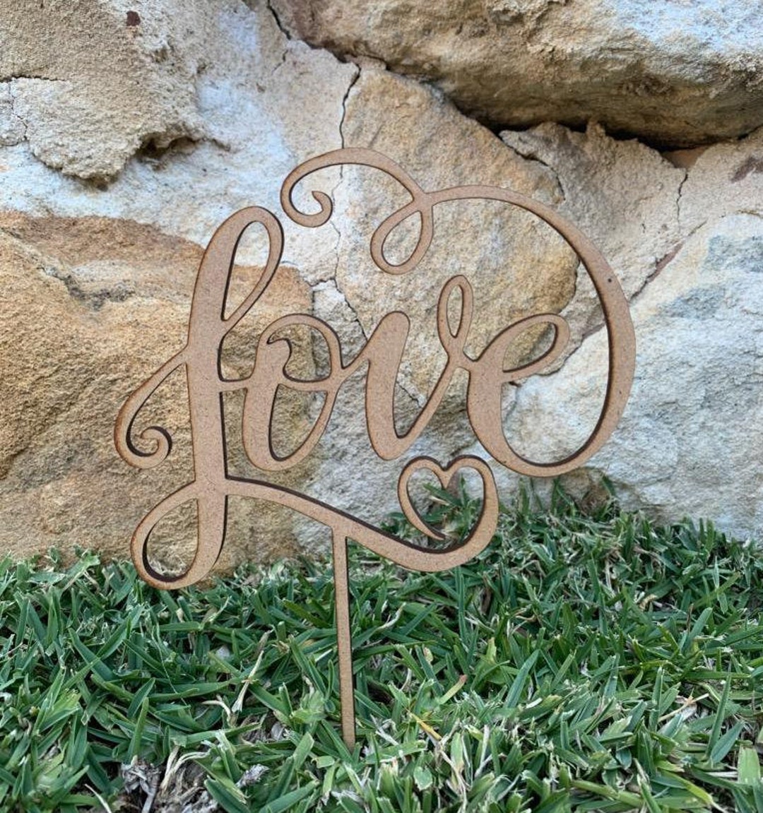 Love Cake Topper Custom Made - Etsy