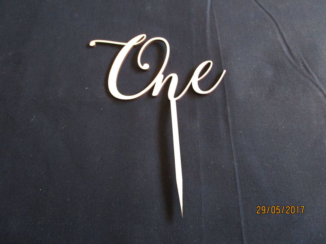 One Cake Topper, Custom Made, Laser Cut, Names Can Be Added - Etsy