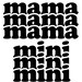 Mama Mini Svg Stacked, MAMA and MINI Stacked Bundle SVG, Mama Png, Dxf ...