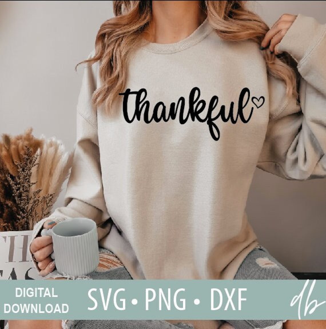 Thankful SVG Bundle, Thankful and Blessed SVG, Thanksgiving SVG, Fall ...