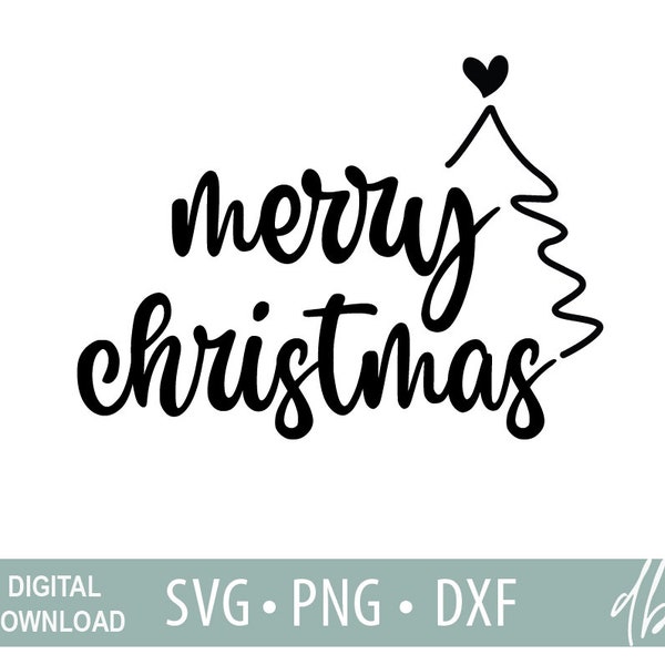 Simple Christmas Svg - Etsy