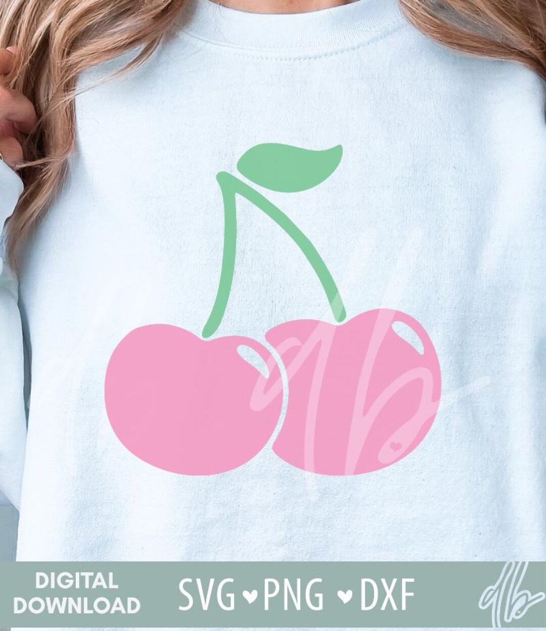 Cherry SVG, Fruits Svg, Cherry Cute Dxf, Cherries Clipart, Cherry PNG ...