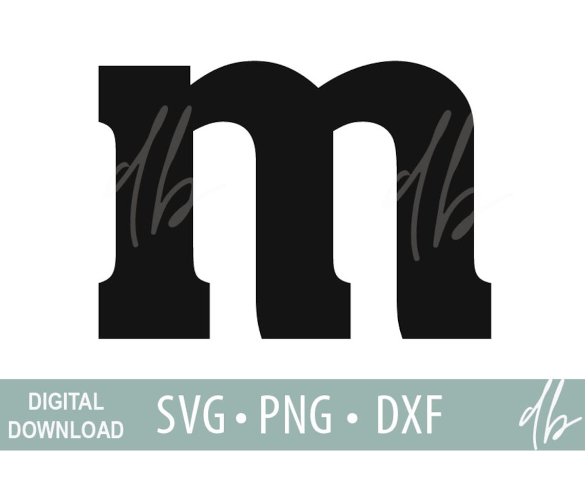 Lower Case Letter M, Letter M Costume Svg, Letter M Svg, M Digital ...