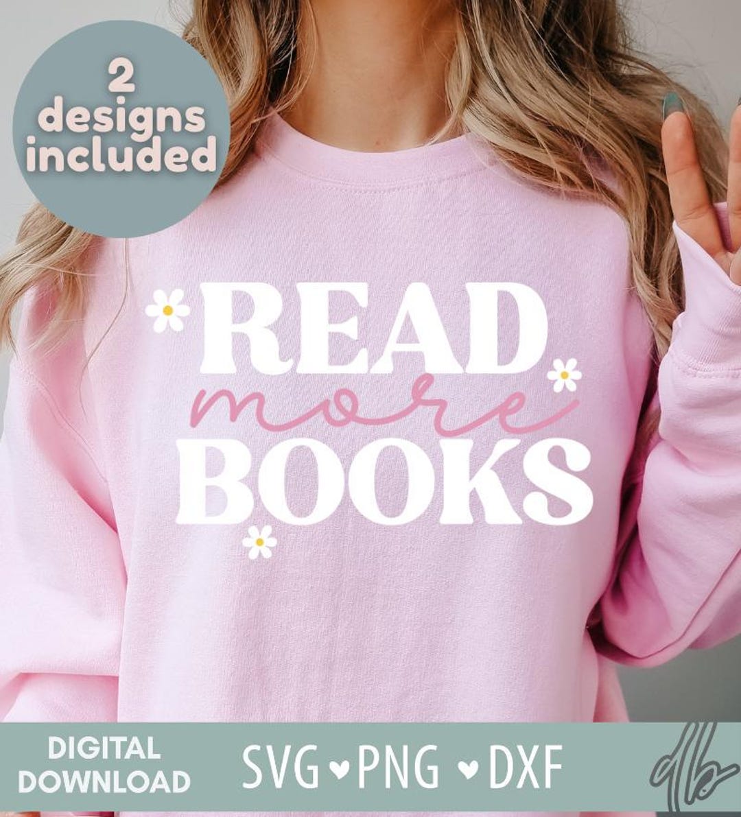 Read More Books SVG, Read More Books PNG, Read More Books DXF, Read Svg ...