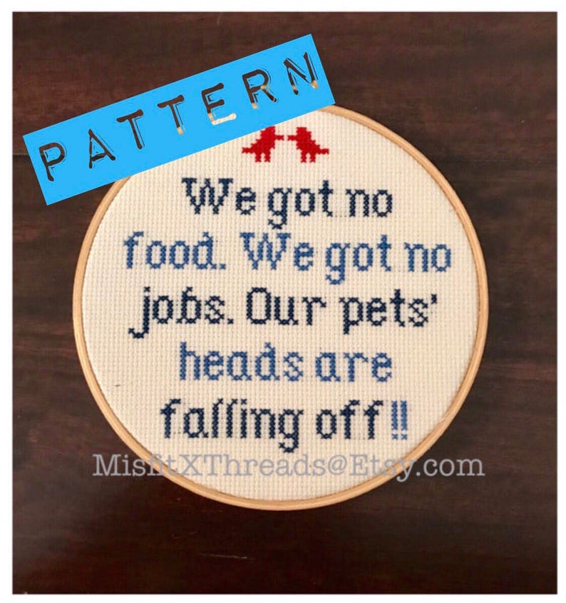 PDF PATTERN Dumb and Dumber Cross Stitch - Etsy