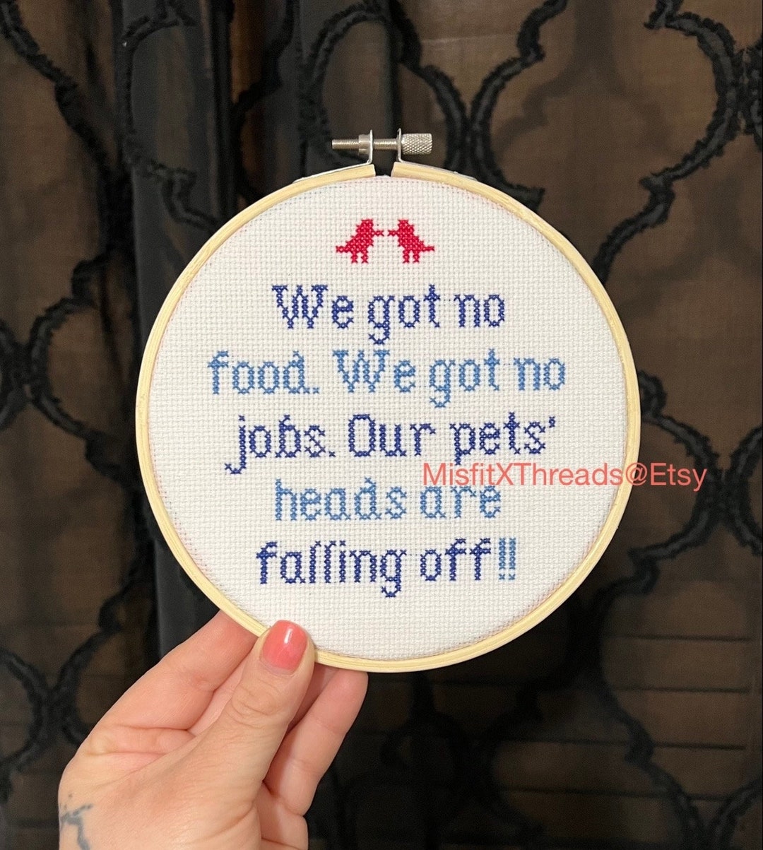 Dumb and Dumber Completed Cross Stitch - Etsy