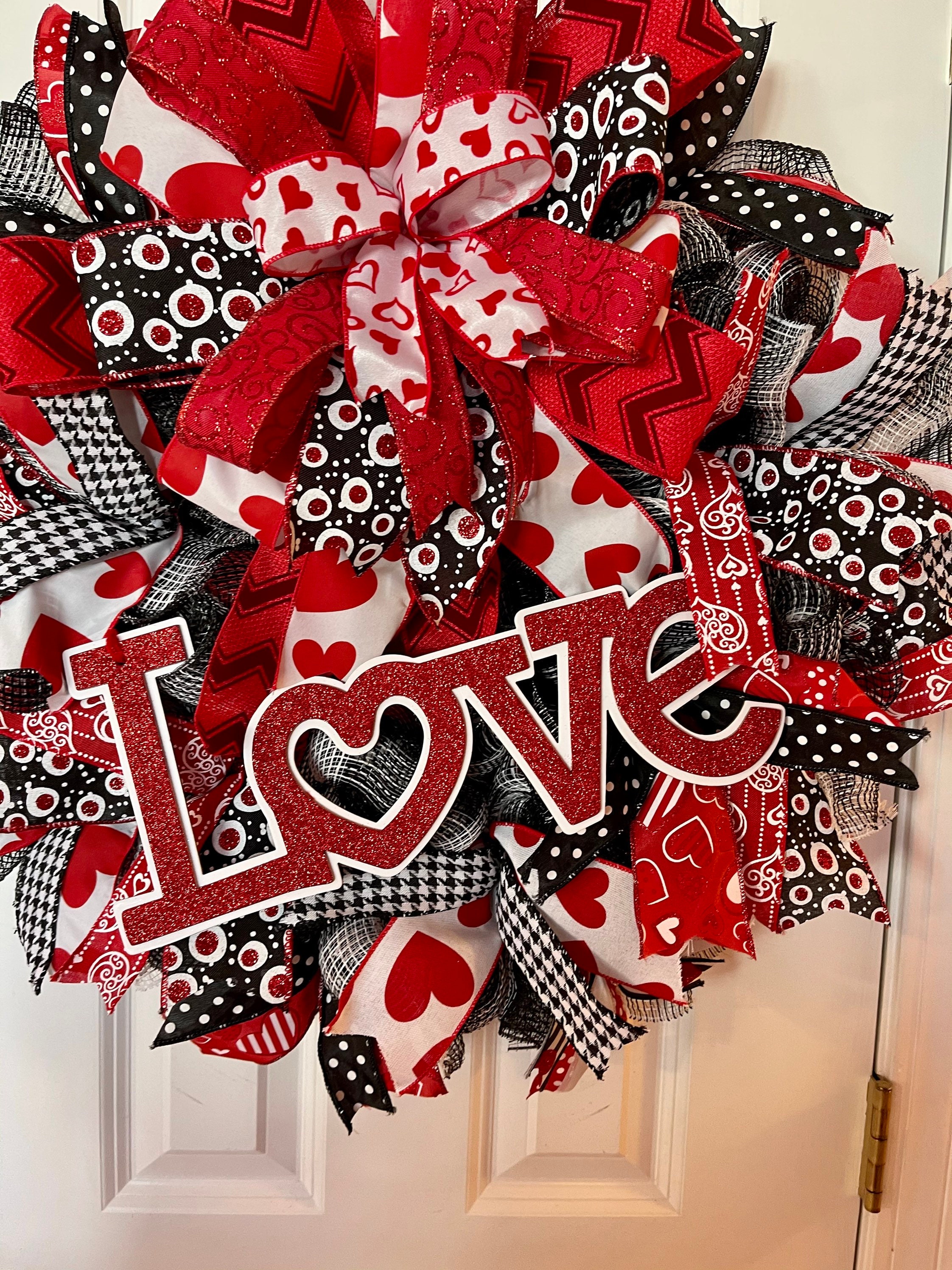 Corona de San Valentín corona de amor decoración de San | Etsy