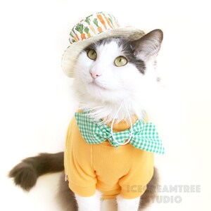 Spring Hunter Outfit Set Carrots Bucket Hat, Green Scarf, Yellow ...
