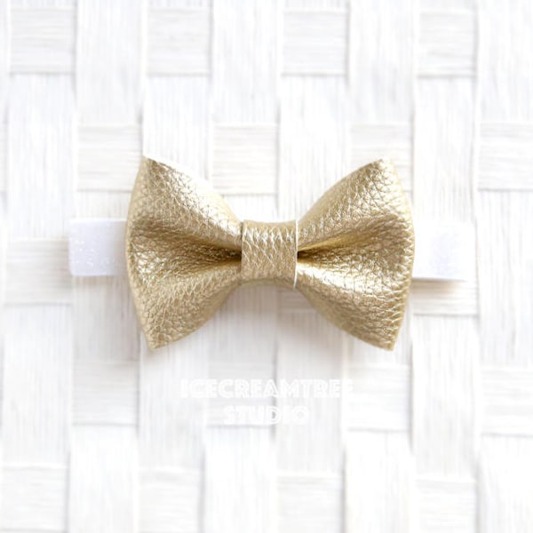 Metallic Gold Bow - Etsy