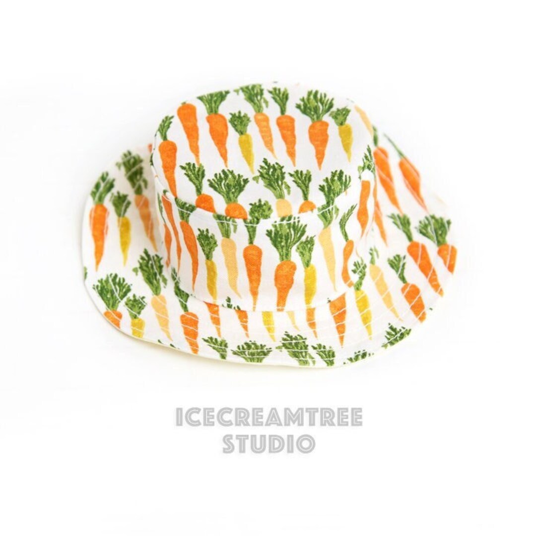 Carrots Bucket Hat Pet Petite Bucket Hat, Dog Bucket Hat, Cat Bucket ...