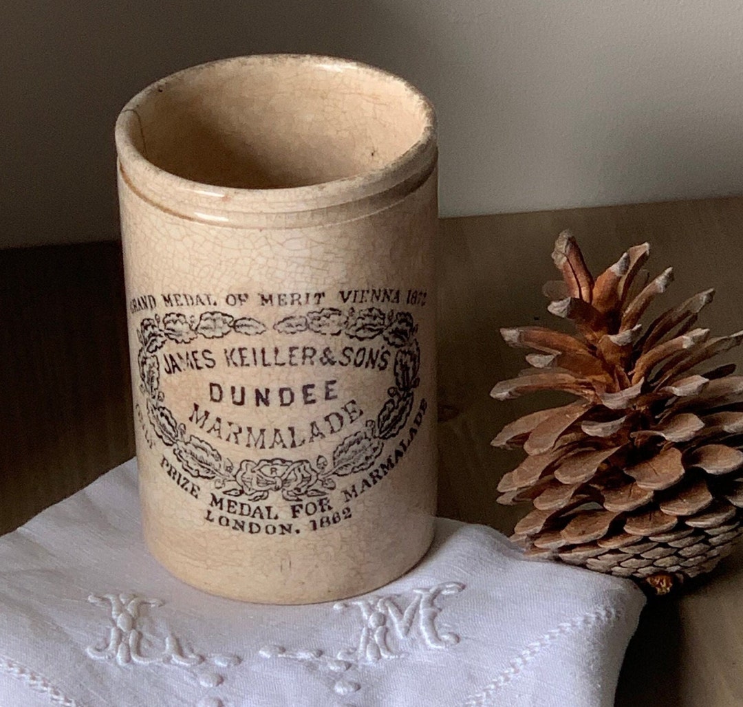 Dundee Marmalade Stoneware Jam Pot Patinated and Earthenware, Dundee ...