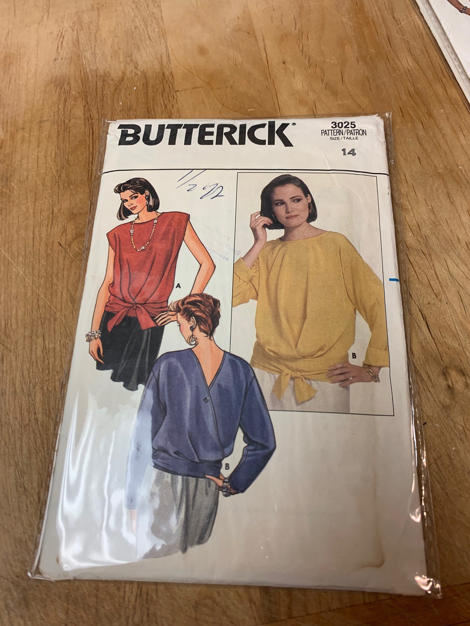 Butterick 1980's Blouses Sewing Patterns | Etsy