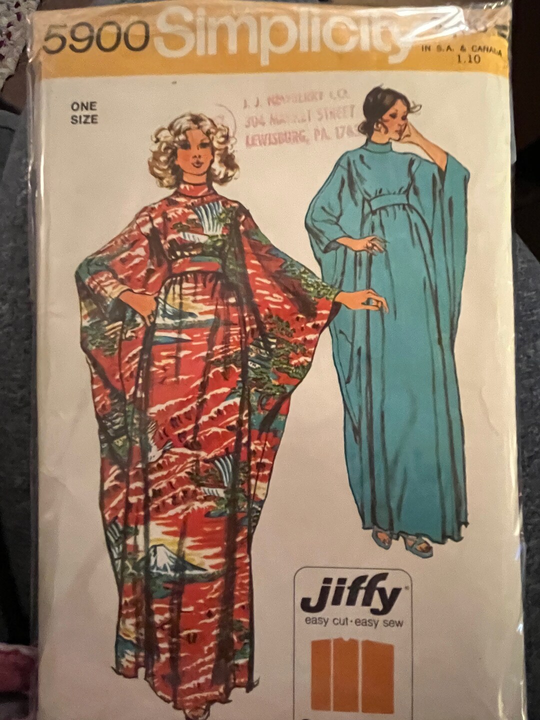 Simplicity Caftan 5900 Sewing Pattern - Etsy
