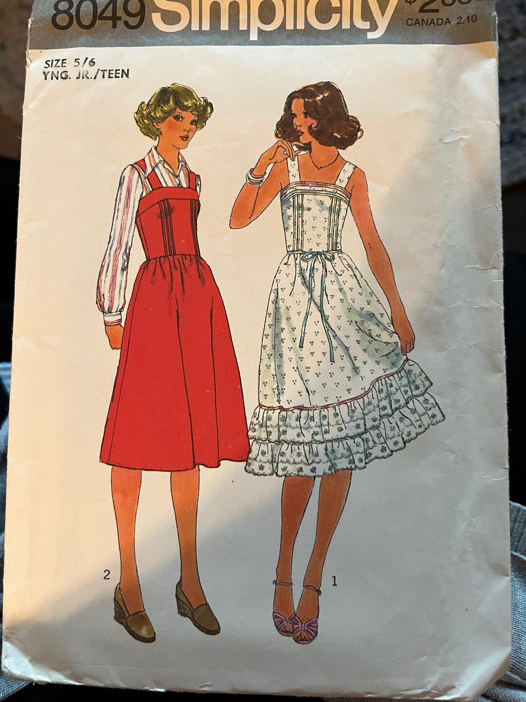 Simplicity Sundress 1 Sewing Patterns - Etsy