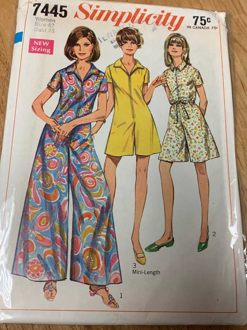 Simplicity 1960's Pant Dress Sewing Patterns - Etsy
