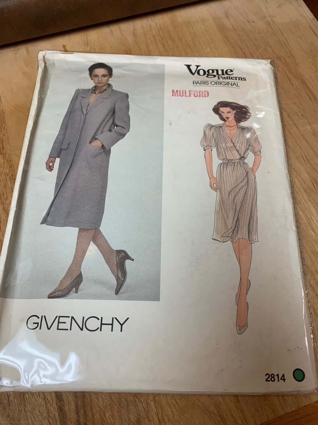 Vogue Givenchy 2814 Sewing Pattern - Etsy
