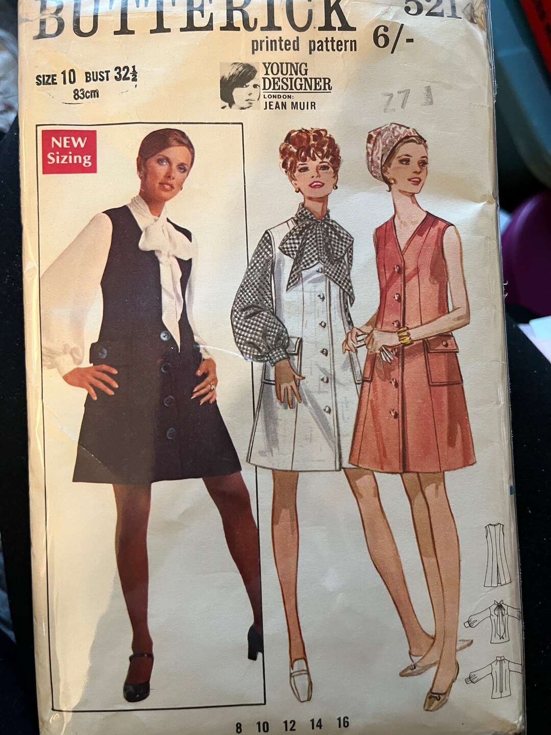 Butterick Jean Muir 5214 Sewing Pattern - Etsy
