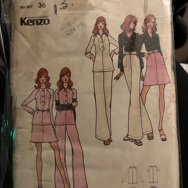 Butterick Kenzo Sewing Pattern - Etsy