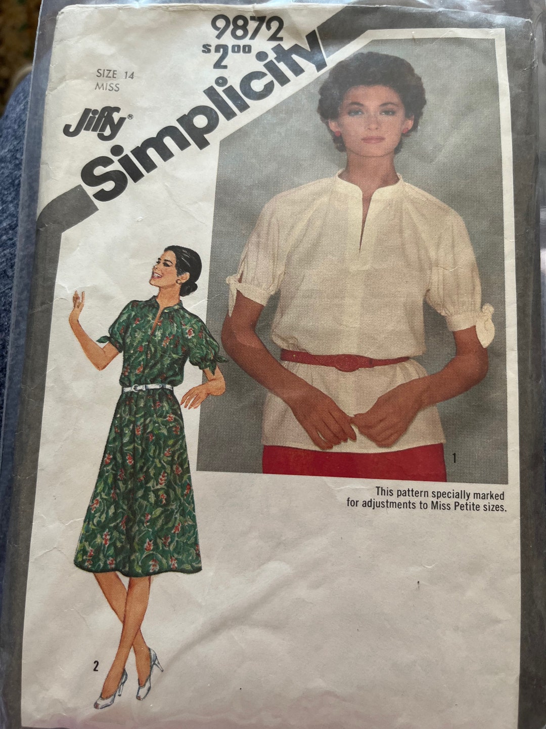 Simplicity 9872 Sewing Pattern - Etsy