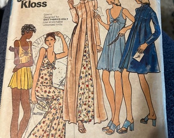 RARE Vintage 1970's Butterick 3400 John Kloss Sewing Pattern Size 11 ...