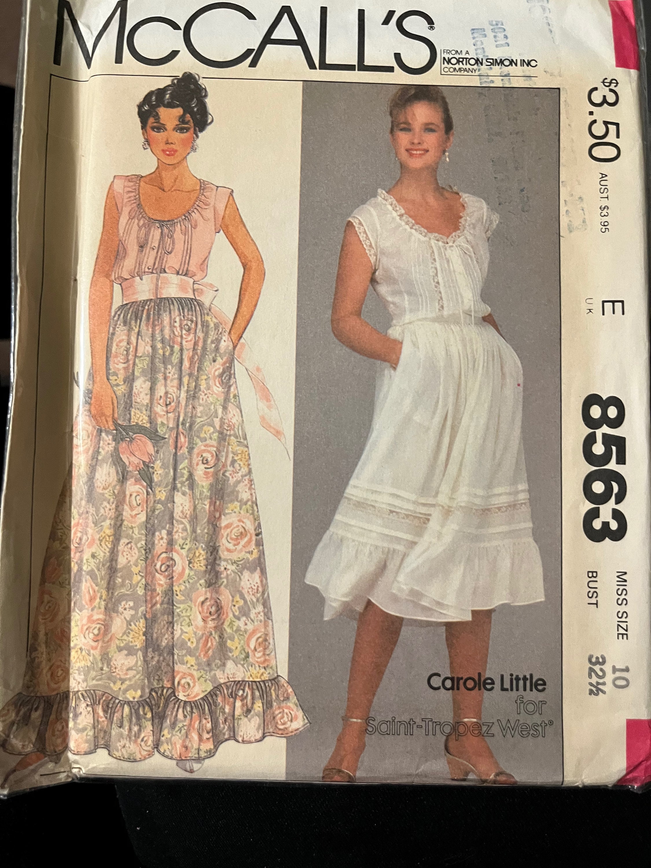 Various Cottagecore/prairie/boho Sewing Patterns Size 10 2 - Etsy