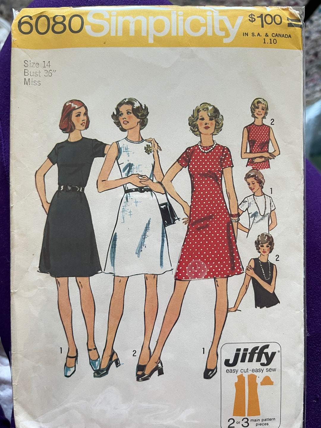 Simplicity 6080 Sewing Pattern - Etsy